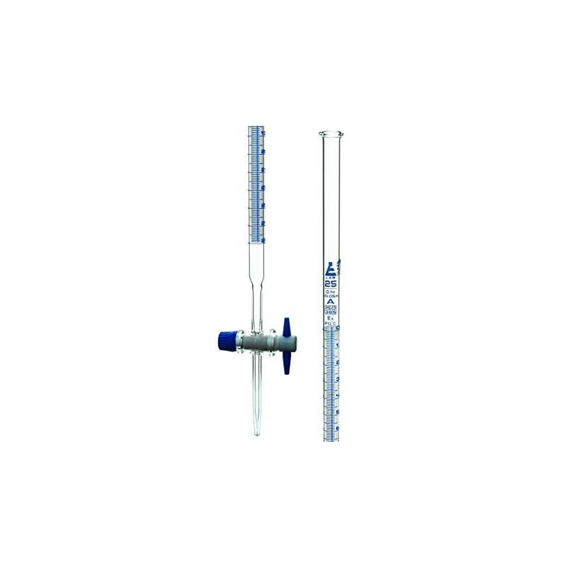 Burette with stopcock valve 25ml | Medi-Shop.gr