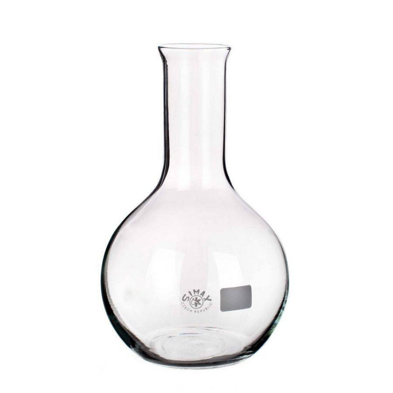Round laboratory flask with flat bottom 1000ml | Medi-Shop.gr