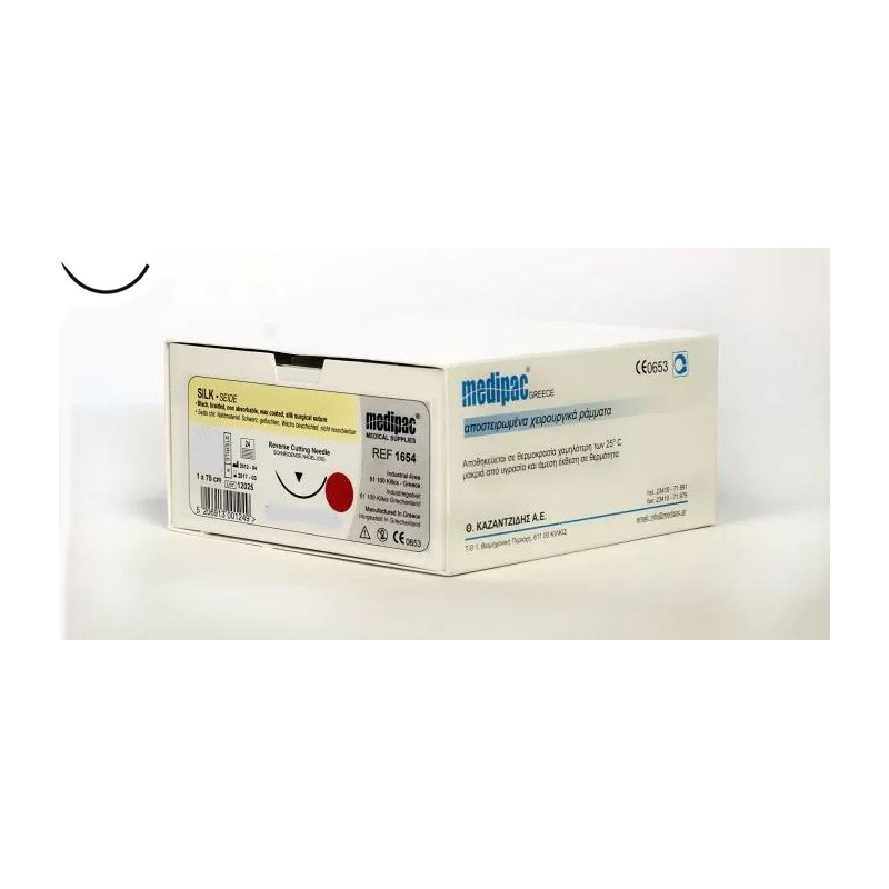 Silk suture 4/0 16mm 3/8 75cm | Medi-Shop.gr