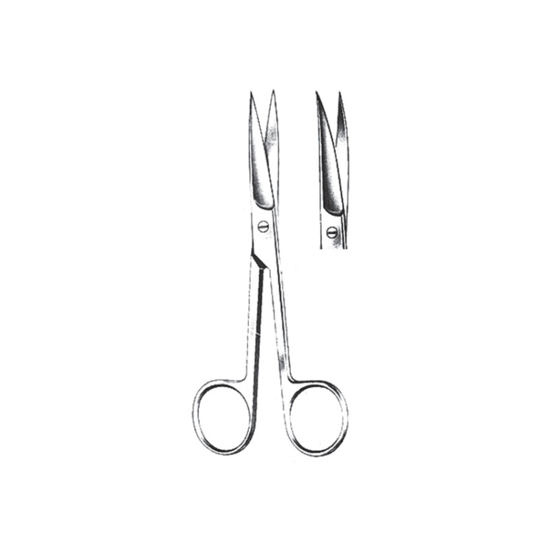 Surgical scissors sharp/sharp curved 16cm
