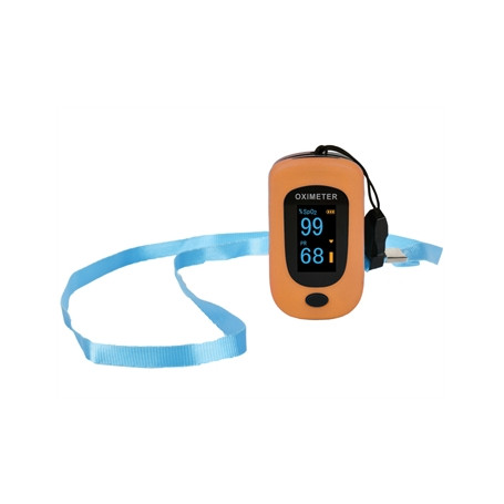 OXY-4 adult pulse fingertip oximeter orange