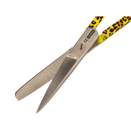 Leopard Fantasy straight scissors blunt/sharp 20531 14 cm