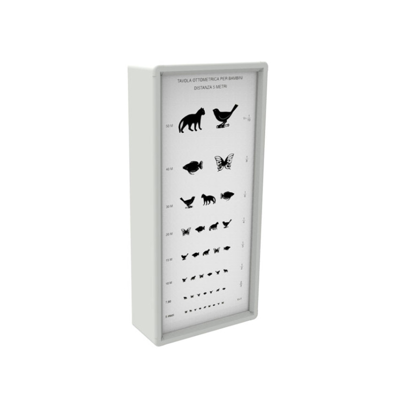 Animals illuminated optometric chart 5m | Medi-Shop.gr