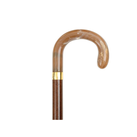 Tiziano wooden walking stick 27764 brown