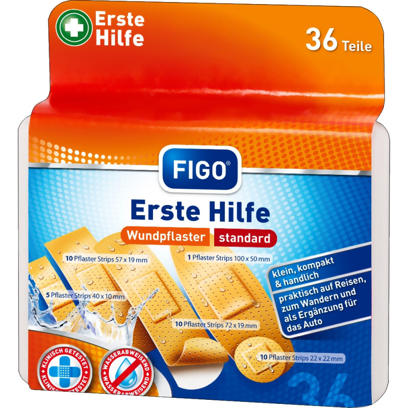 Figo adhesive plaster strips (36 pcs) | Medi-Shop.gr