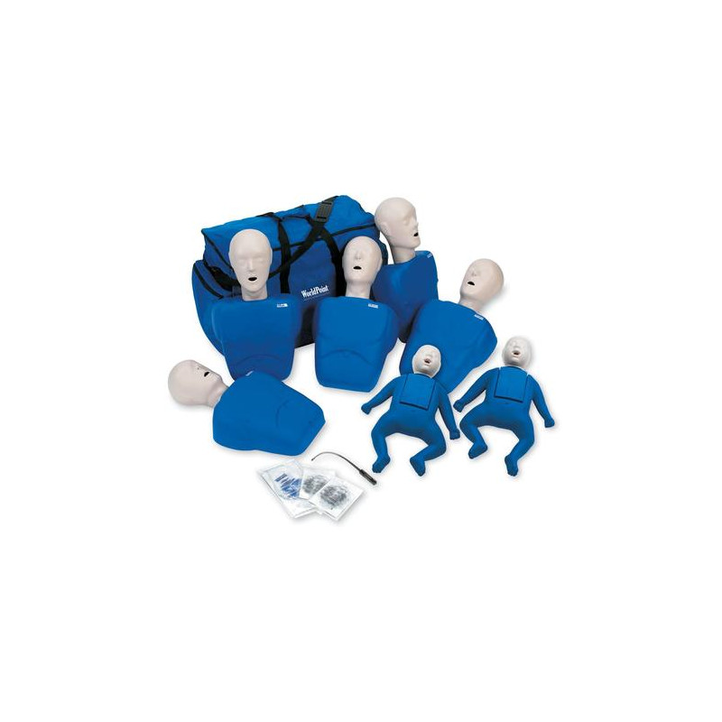 Nasco CPR Prompt adult, child and infant 7 manikins training set | Medi ...